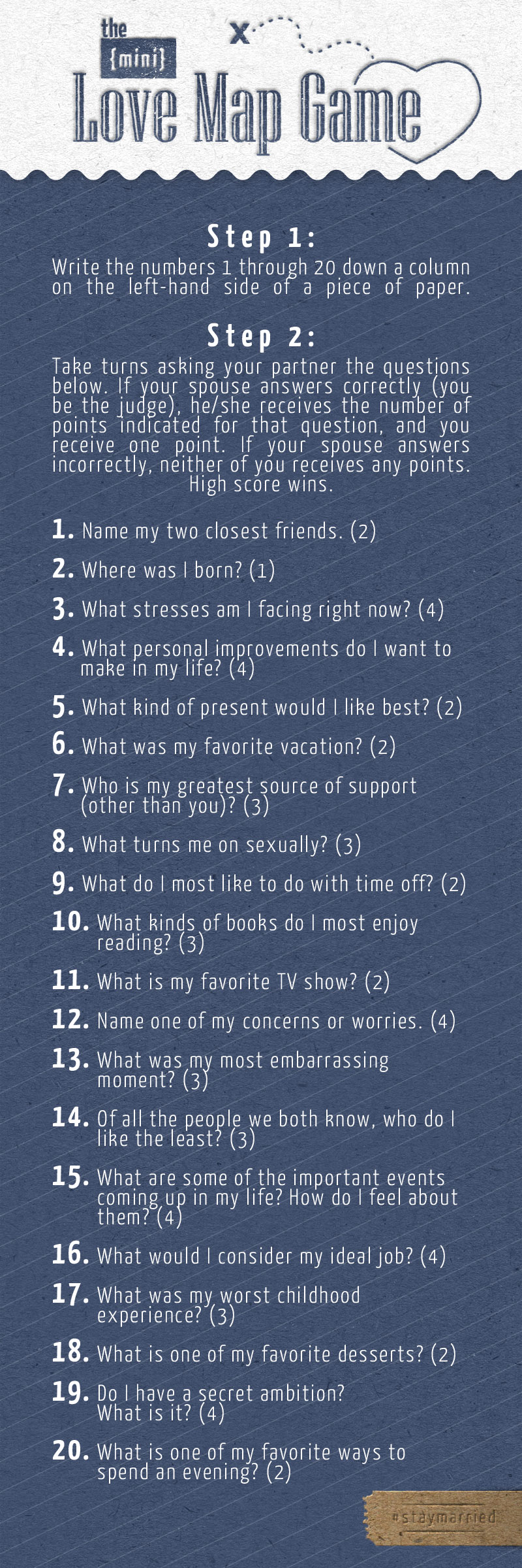 #6- Love Maps – Marriage with a Capital M